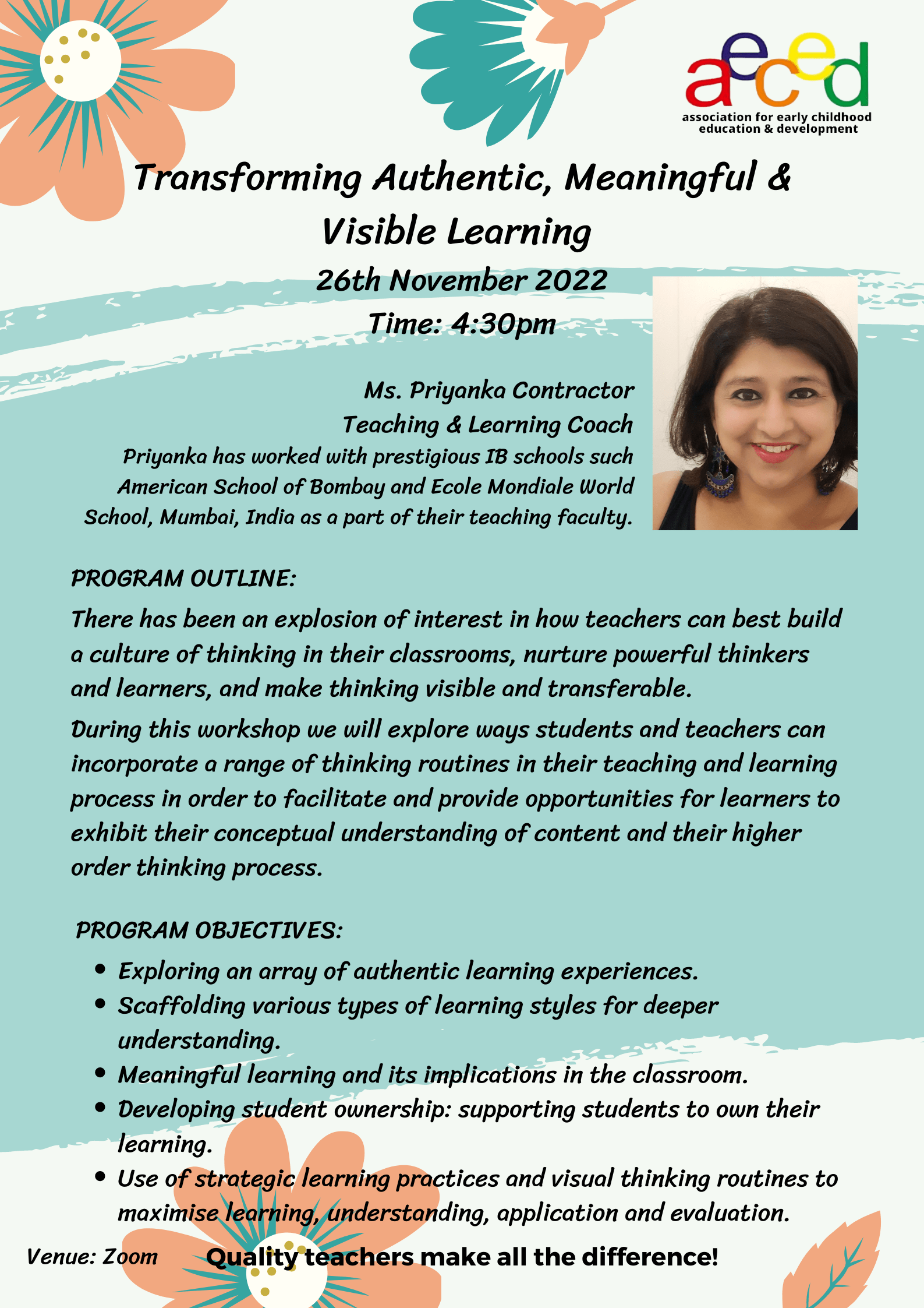 Association for early childhood education & development – is a national ...