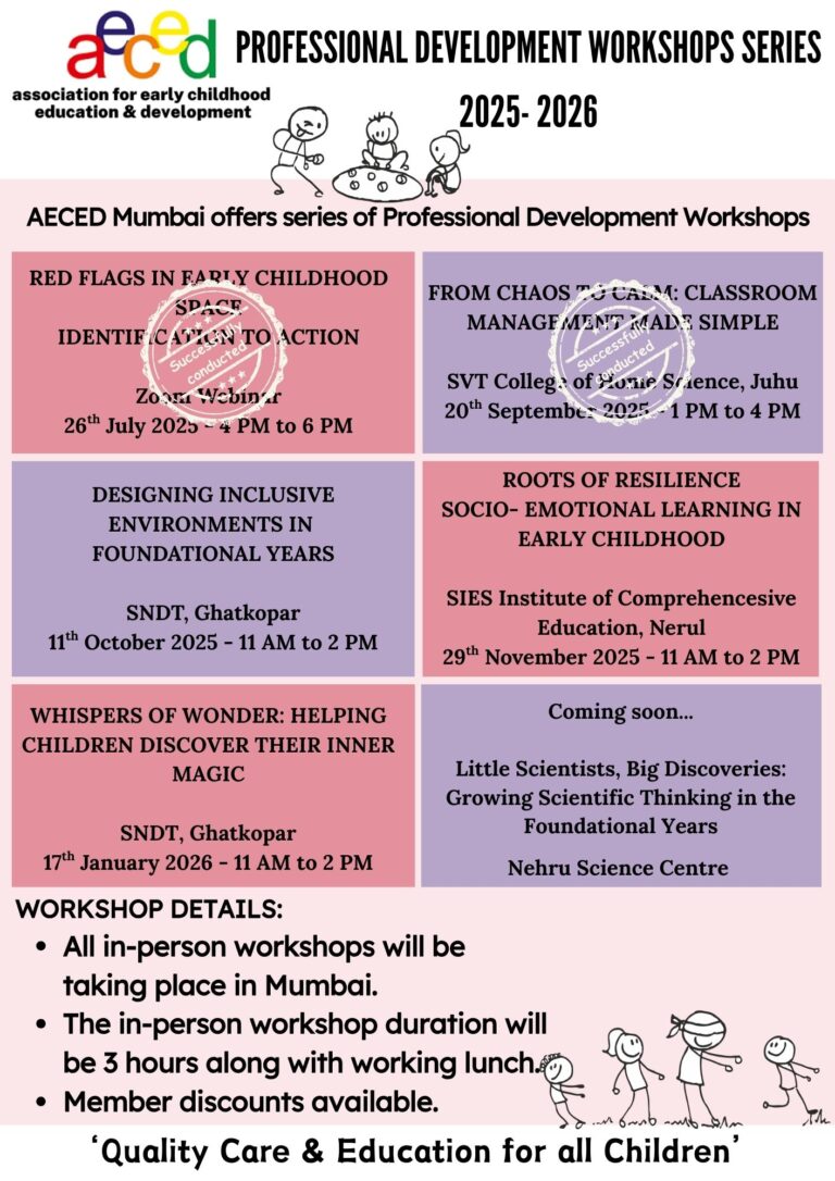 Association for early childhood education & development – is a national ...